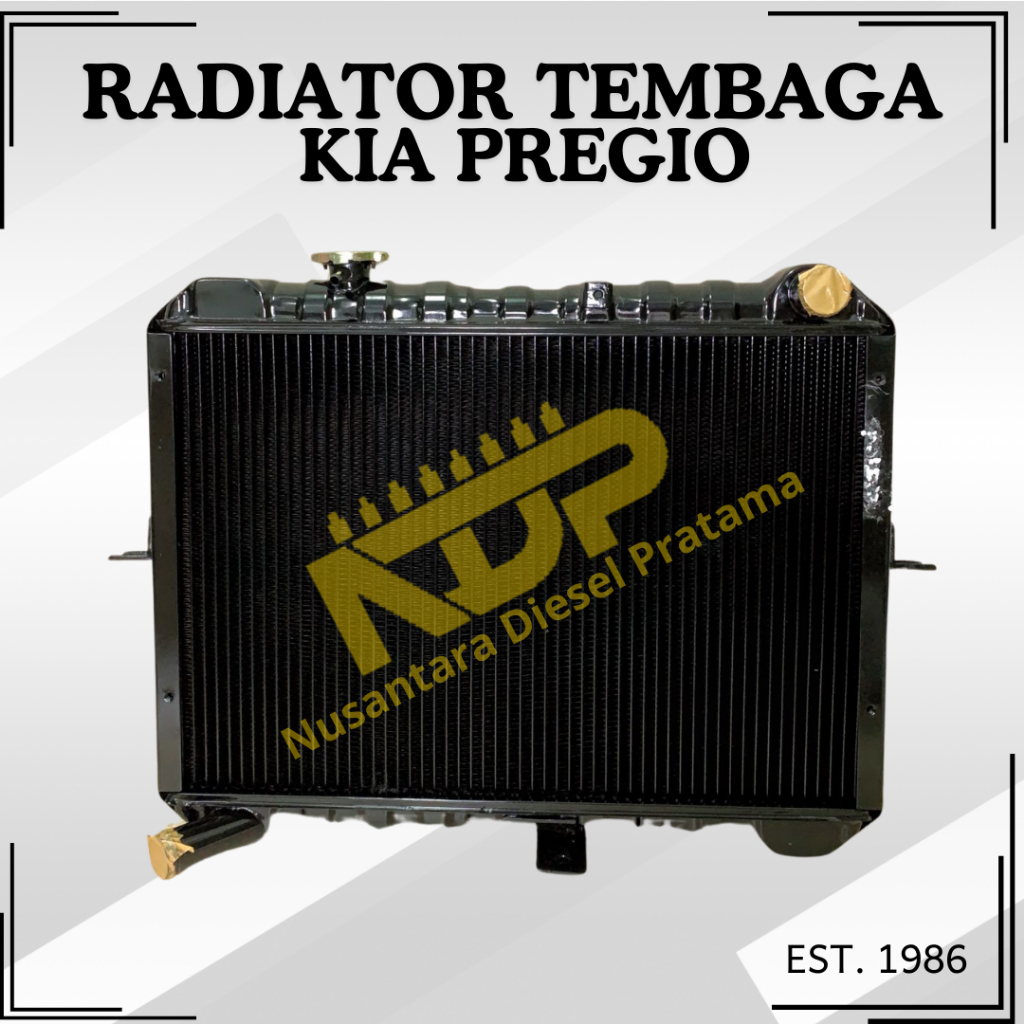 Jual Radiator Tembaga KIA Pregio / RADIATOR KIA - TEMBAGA BARU | Shopee ...