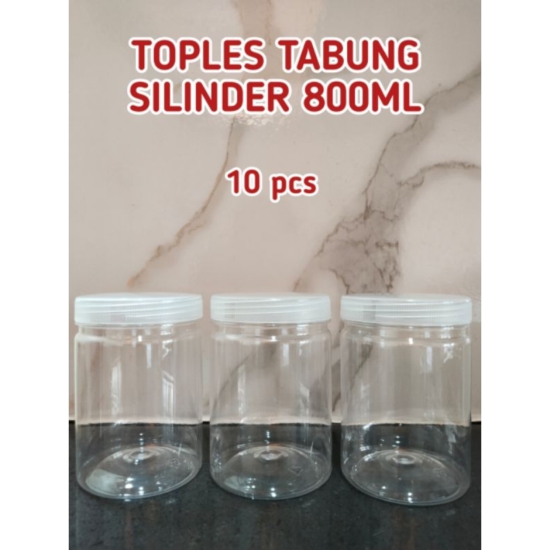 Jual Toples Tabung Cylinder 800 Ml 10pcs | Shopee Indonesia