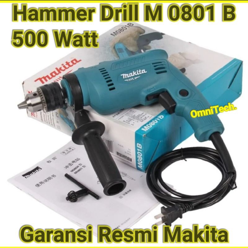 Jual Mesin Bor Tembok Beton Hammer Drill 13mm M0801 Makita M 0801 B Garansi Resmi 0801B | Shopee ...