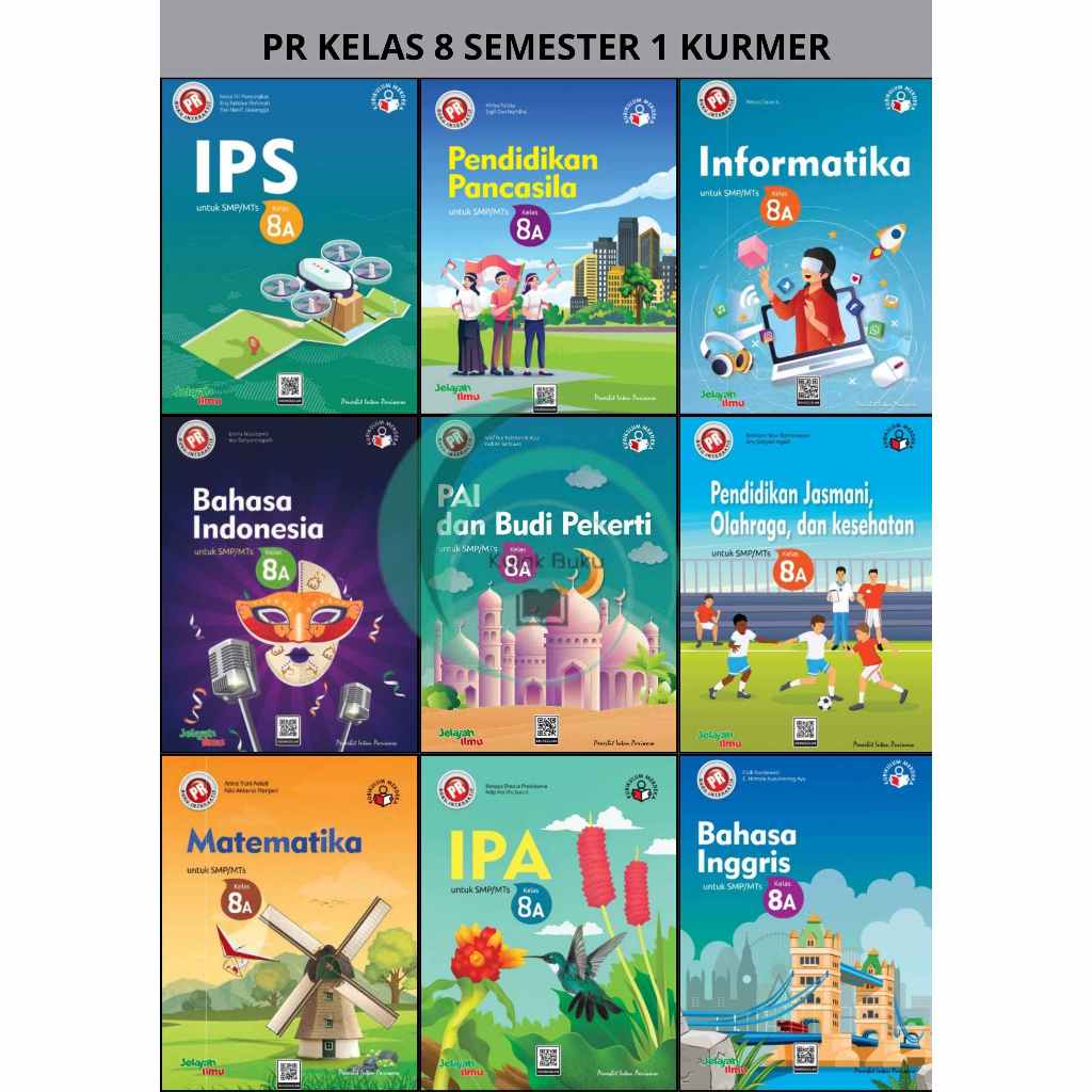 Jual BUKU PR/LKS KURMER SMP/MTS KELAS 8/VIII SEMESTER 1&2 KURIKULUM MERDEKA INTAN PARIWARA TAHUN ...