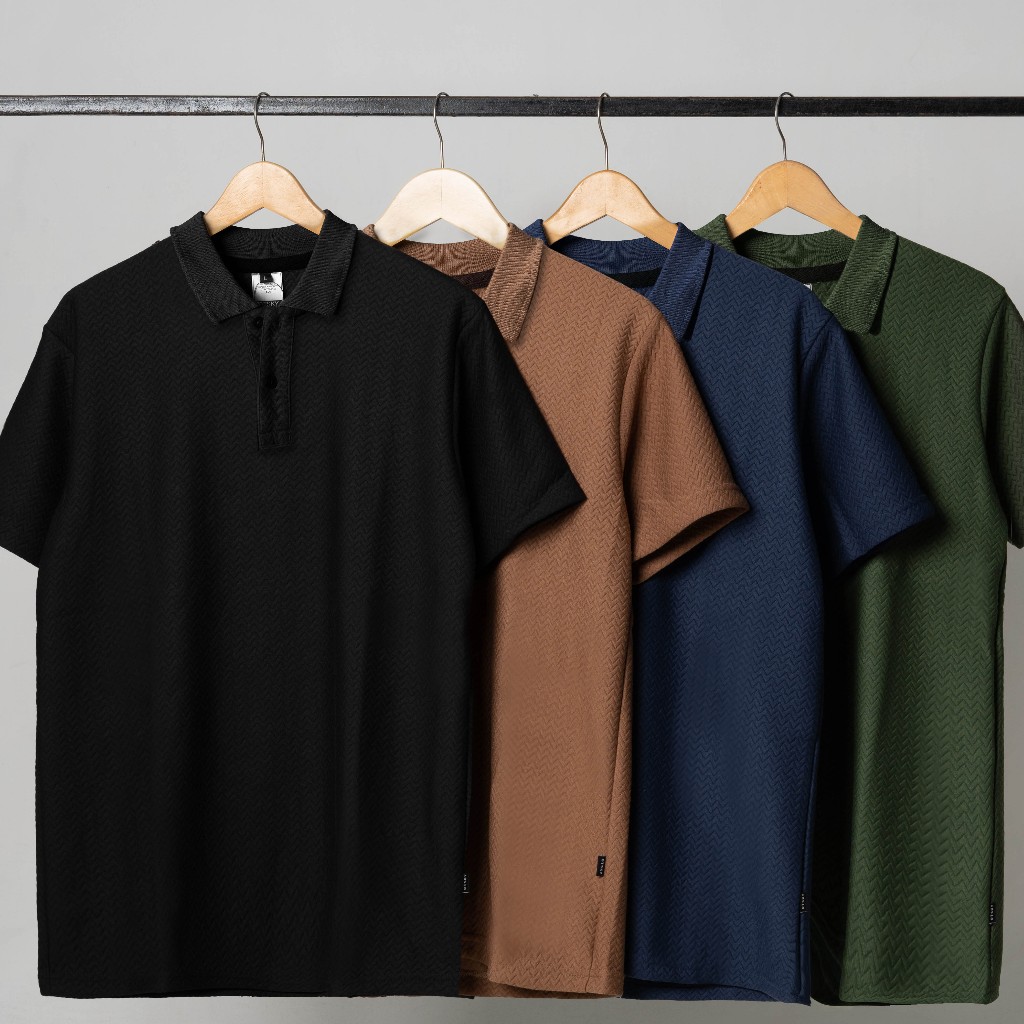 Jual Otsky Polo Shirt Pria Zigzag Diamond Premium Surfing | Shopee ...