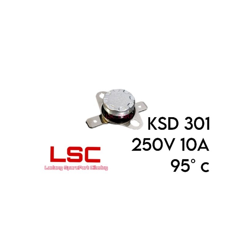 Jual Thermostat 95°C Thermodisc 95 Derajat Termodisc Termofuse Fuse Rice Cooker 250 Volt 10 ...