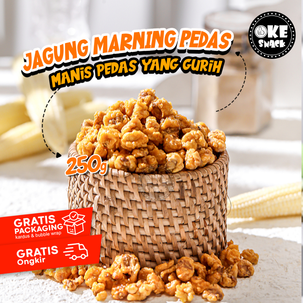 Jual Jagung Marning Pedas Manis 250gr | Shopee Indonesia