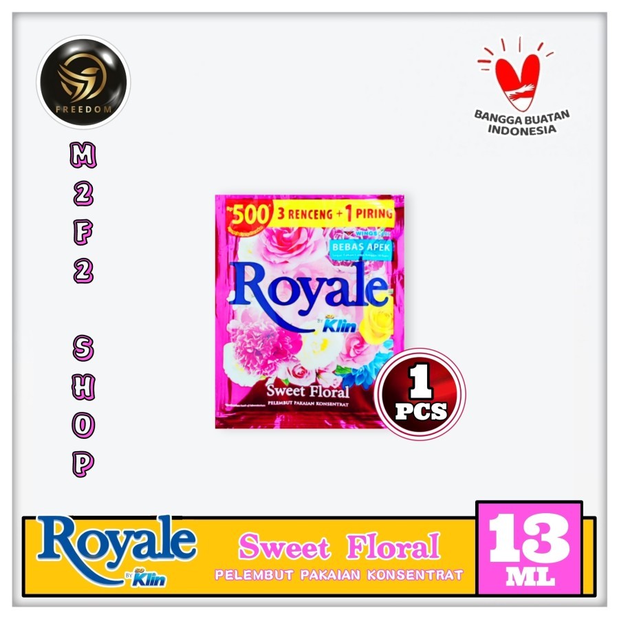 Jual So Klin Royale Softener Sweet Floral Pink | Pelembut & Pewangi ...