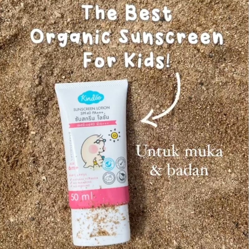 Jual Kindee Organic Sunscreen / Sunblock Lotion Anak SPF 50 PA ...