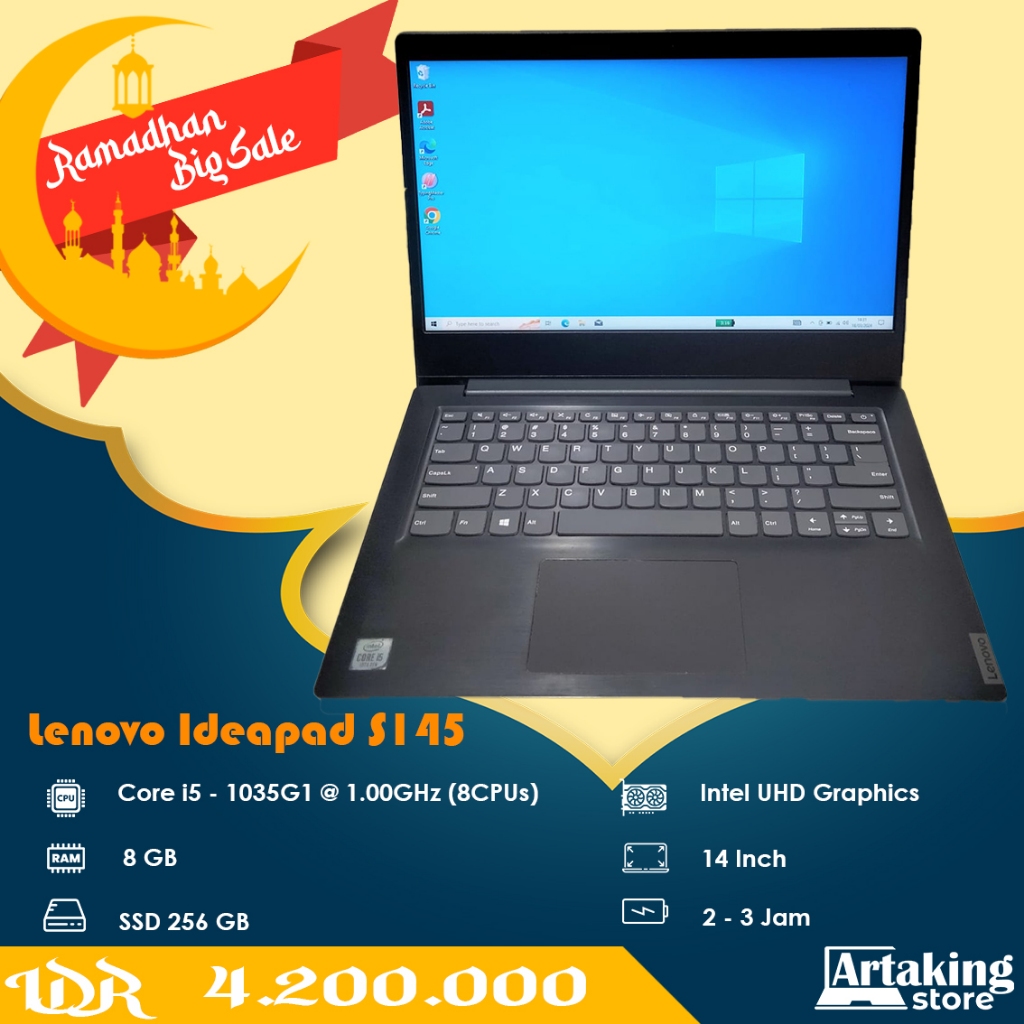 Jual Promo Ramadhan - Lenovo Ideapad S145 - Core i5 - Gen 10 th - Ram 8 gb | Shopee Indonesia