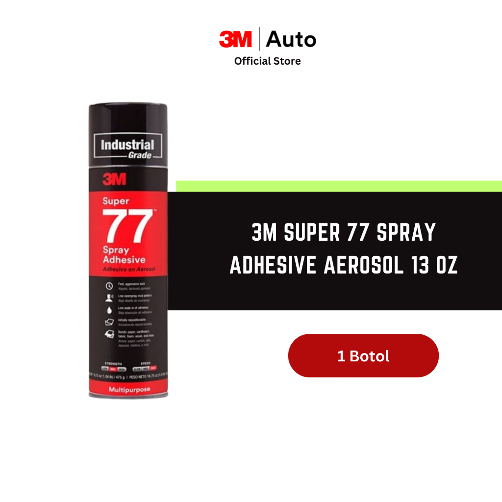 Jual 3M Super 77 Multipurpose Adhesive Aerosol - Lem Serbaguna | Shopee ...