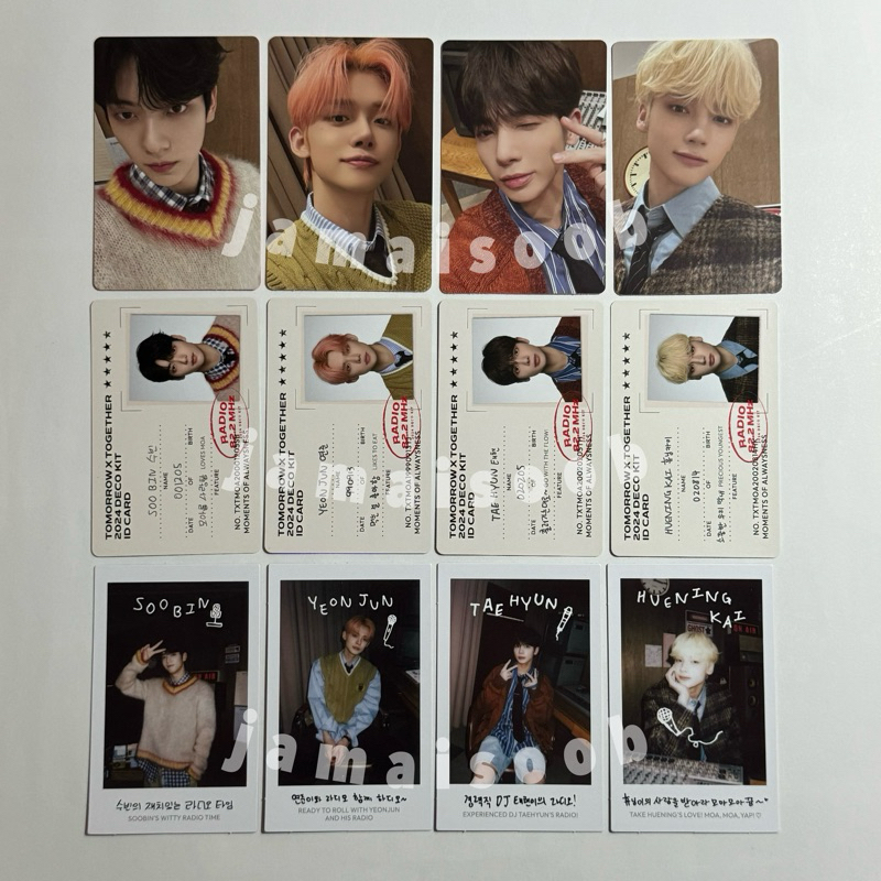 Jual [READY] TXT DECO KIT 2024 YEONJUN TAEHYUN PHOTOCARD | Shopee Indonesia