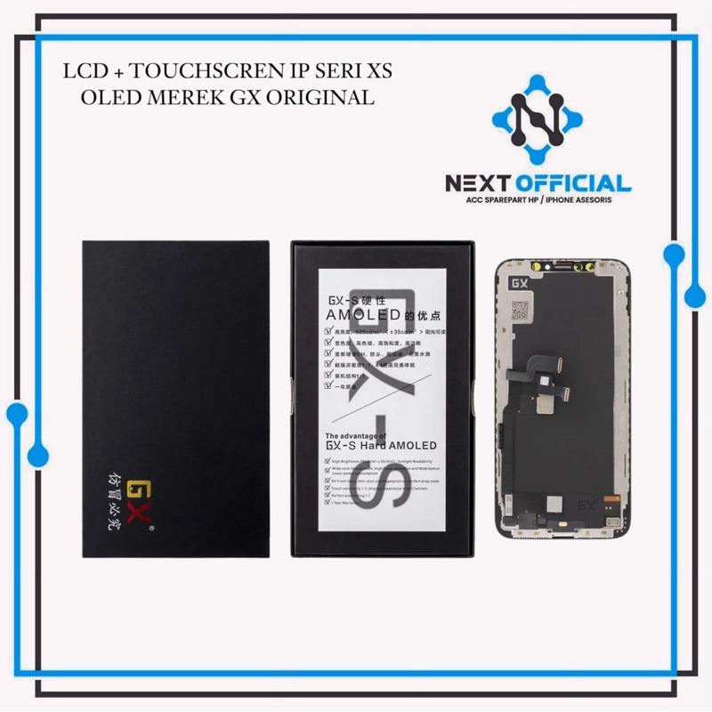 Jual Lcd + Touchscreen Ip Seri Xs Oled Gx Fullset Original | Shopee ...