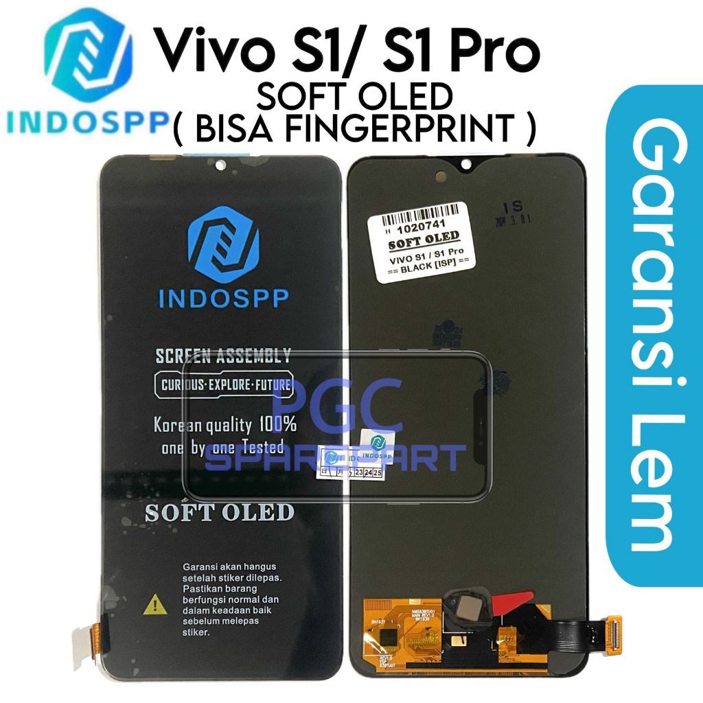 Jual LCD Touchscreen Fullset Vivo S1 / S1 Pro / Y7s / Y9s / 1907 ...