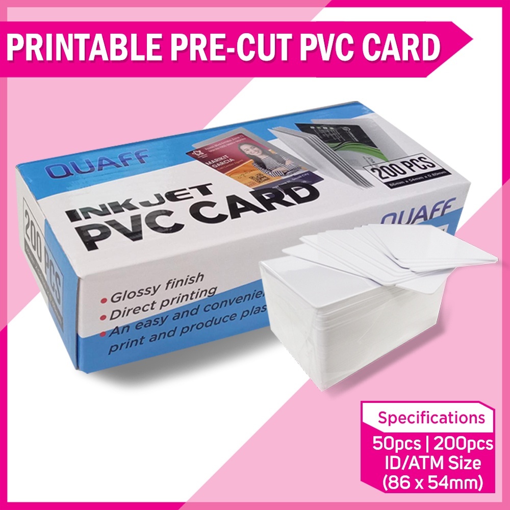 Jual Kertas PVC ID Card/Kartu Printable Inkjet ID CardKartu Polos PVC ...