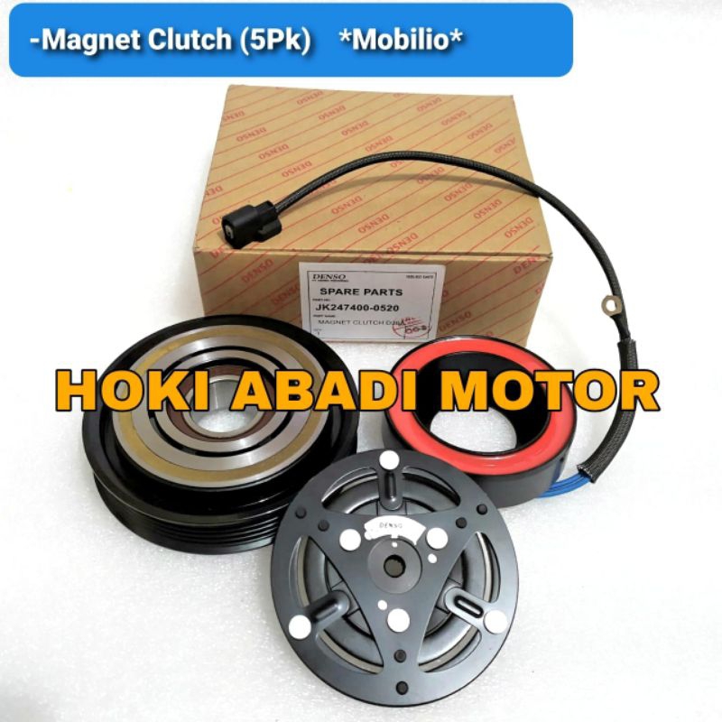 Jual Magnet clutch AC Pully Kompresor AC Honda Mobilio 5PK Asli ...