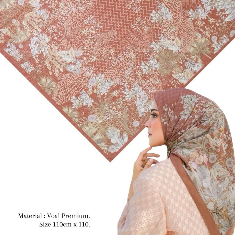 Jual Hijab Voal Motif SINGAPORE SERIES/ Hijab segiempat motif terbaru / Hijab segiempat jumbo ...