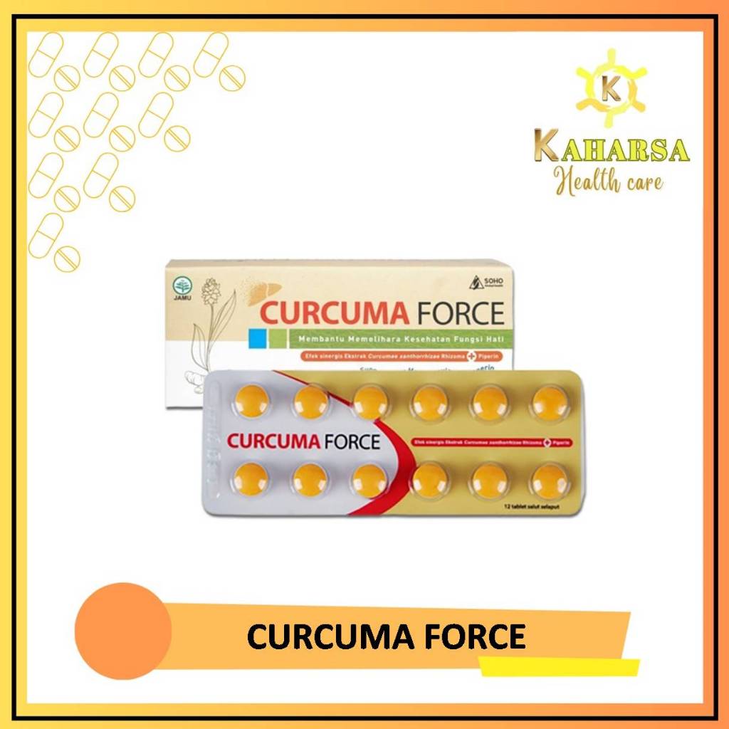 Jual CURCUMA FORCE TABLET Suplemen Penambah Nafsu Makan dan Suplemen ...