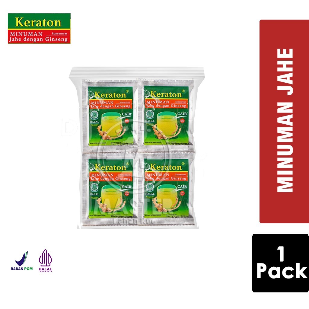 Jual Minuman Sari Jahe Keraton Minuman 30 ml [isi 12 Sachet] | Shopee ...