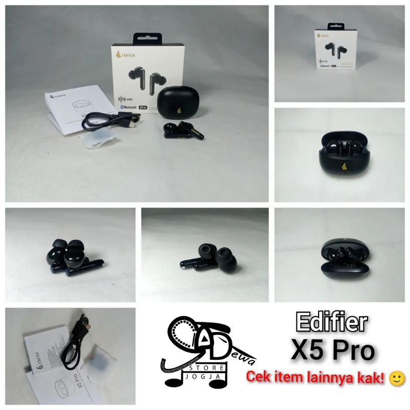 Jual EDIFIER X5 PRO TWS EARBUD EARPHONE IEM HEADSET BLUETOOTH WIRELESS ...