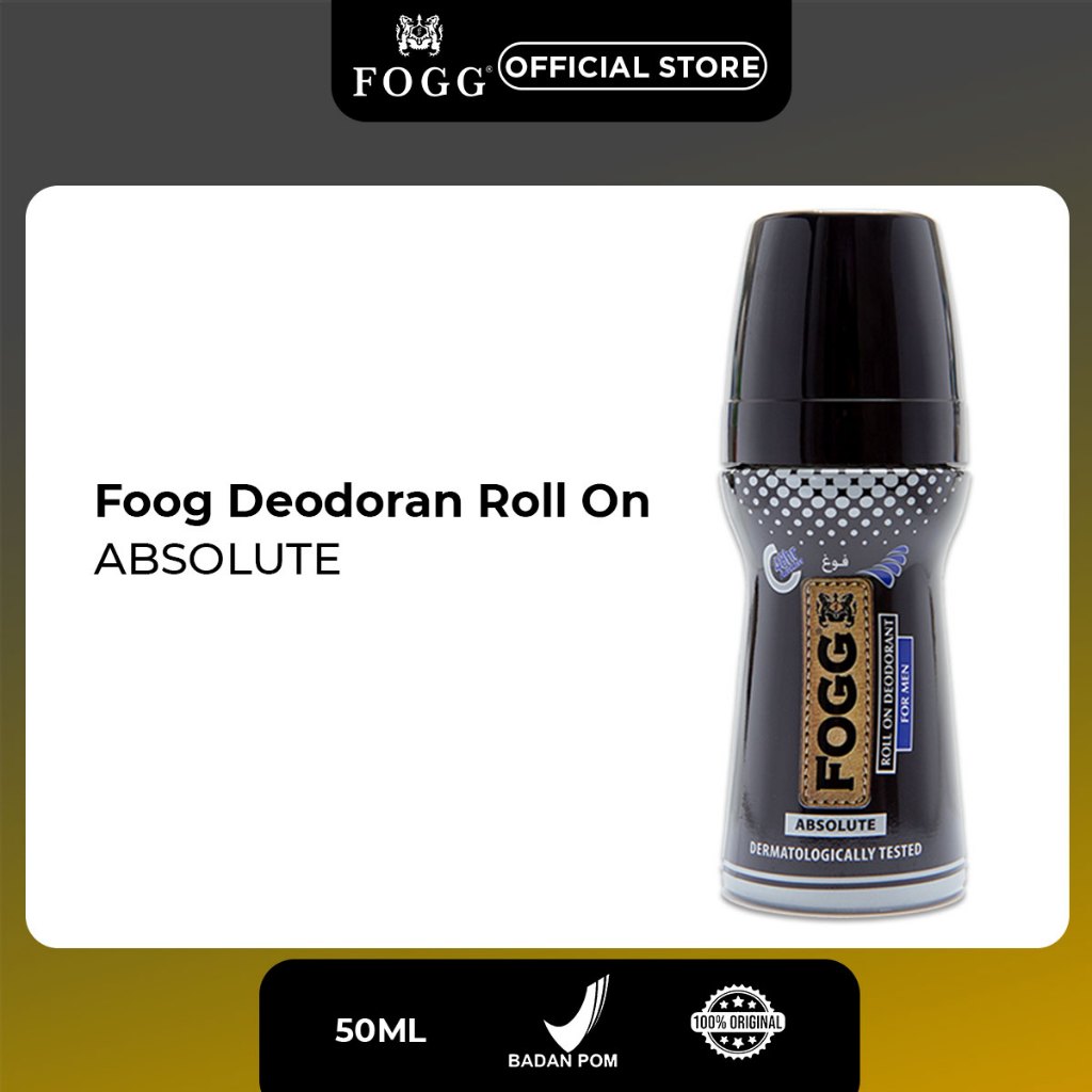 Jual Fogg Deodoran Roll On Absolute 50ml Untuk Pria | Shopee Indonesia