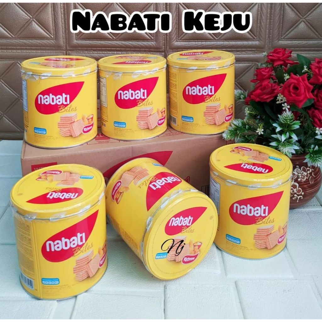 Jual NABATI WAFER BITES RICHEESE KALENG | Shopee Indonesia