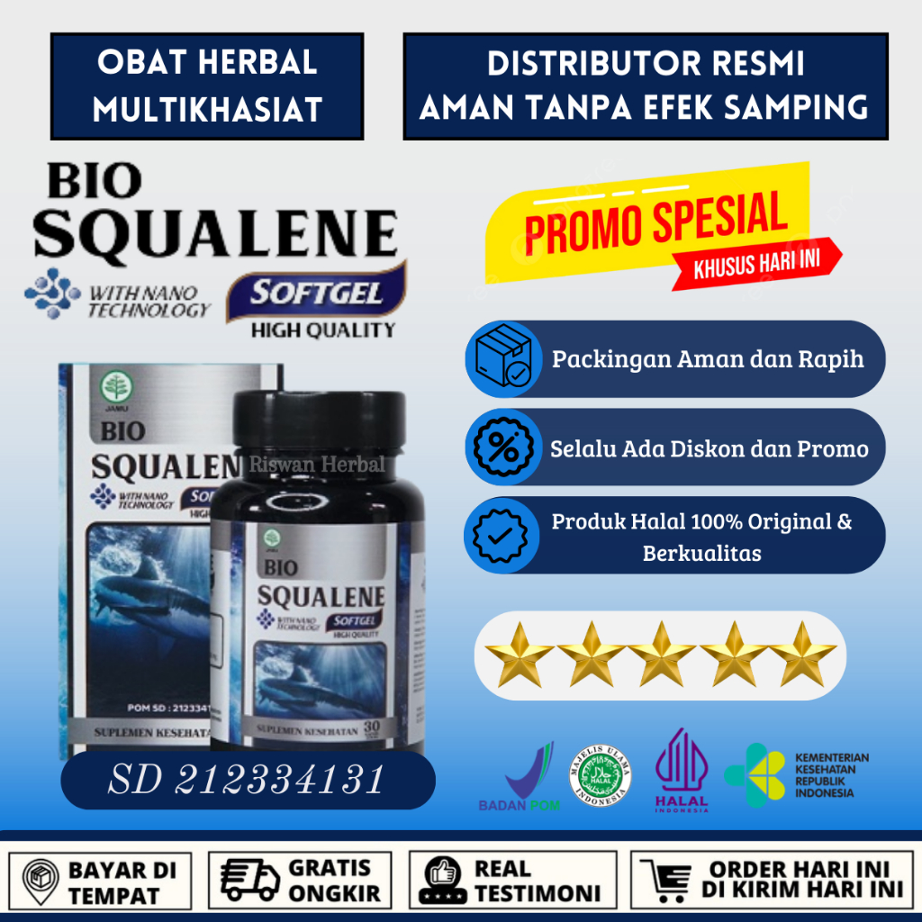 Jual Bio Squalene Original With Nano Technology Isi 30 Softgel Bisa ...