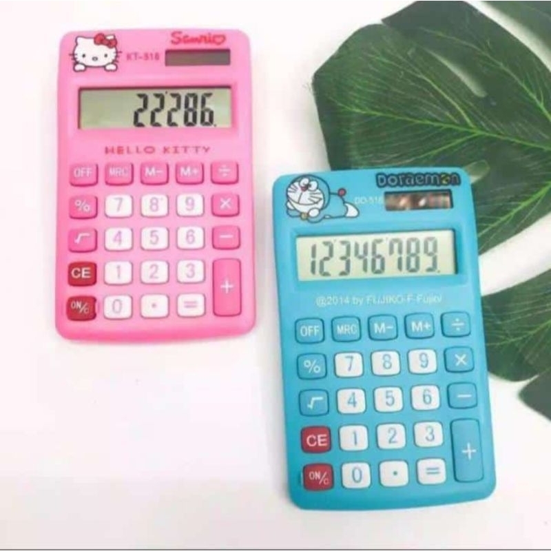 Jual KALKULATOR HELLO KITTY/DORAEMON ANGKA 12 DIGIT | Shopee Indonesia