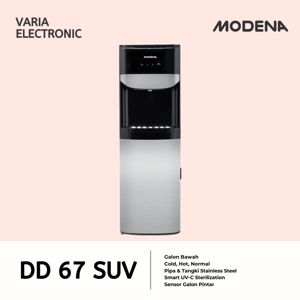 Jual Dispenser MODENA DD 67 SUV / DD67SUV - 3 Keran Galon Bawah | Shopee Indonesia