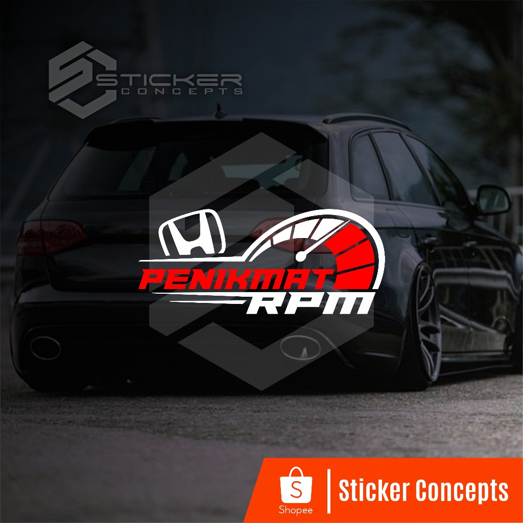 Jual Stiker Honda Penikmat RPM | cutting sticker | Shopee Indonesia