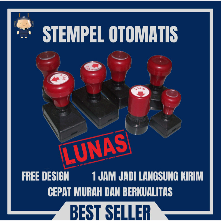 Jual Stempel Design Free Custom, Stempel Logo,Nama,Tanda tangan,Lunas ...