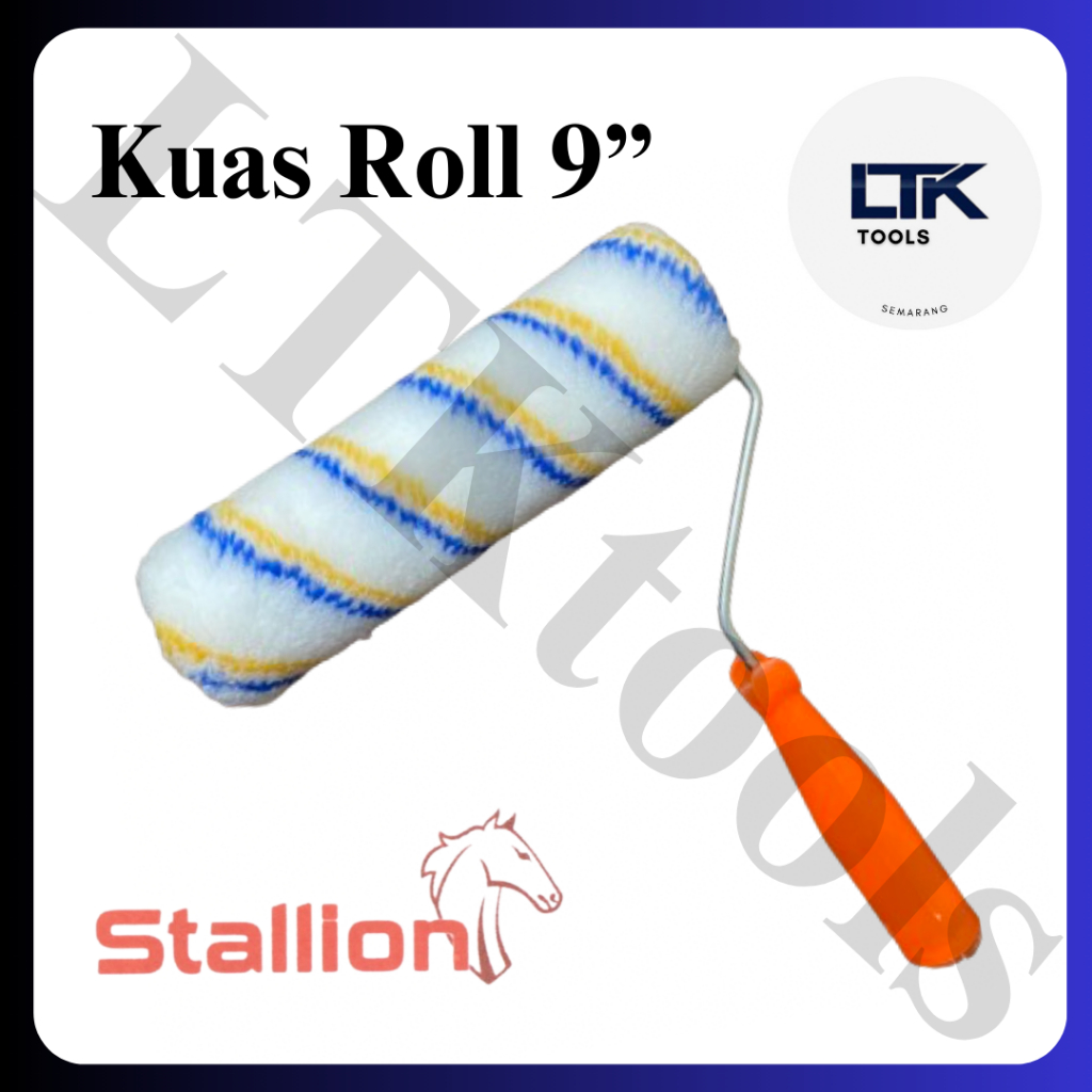 Jual Kuas Cat Roll Tembok/ Paint Roller Cat 9 Inch Merek Stallion ...