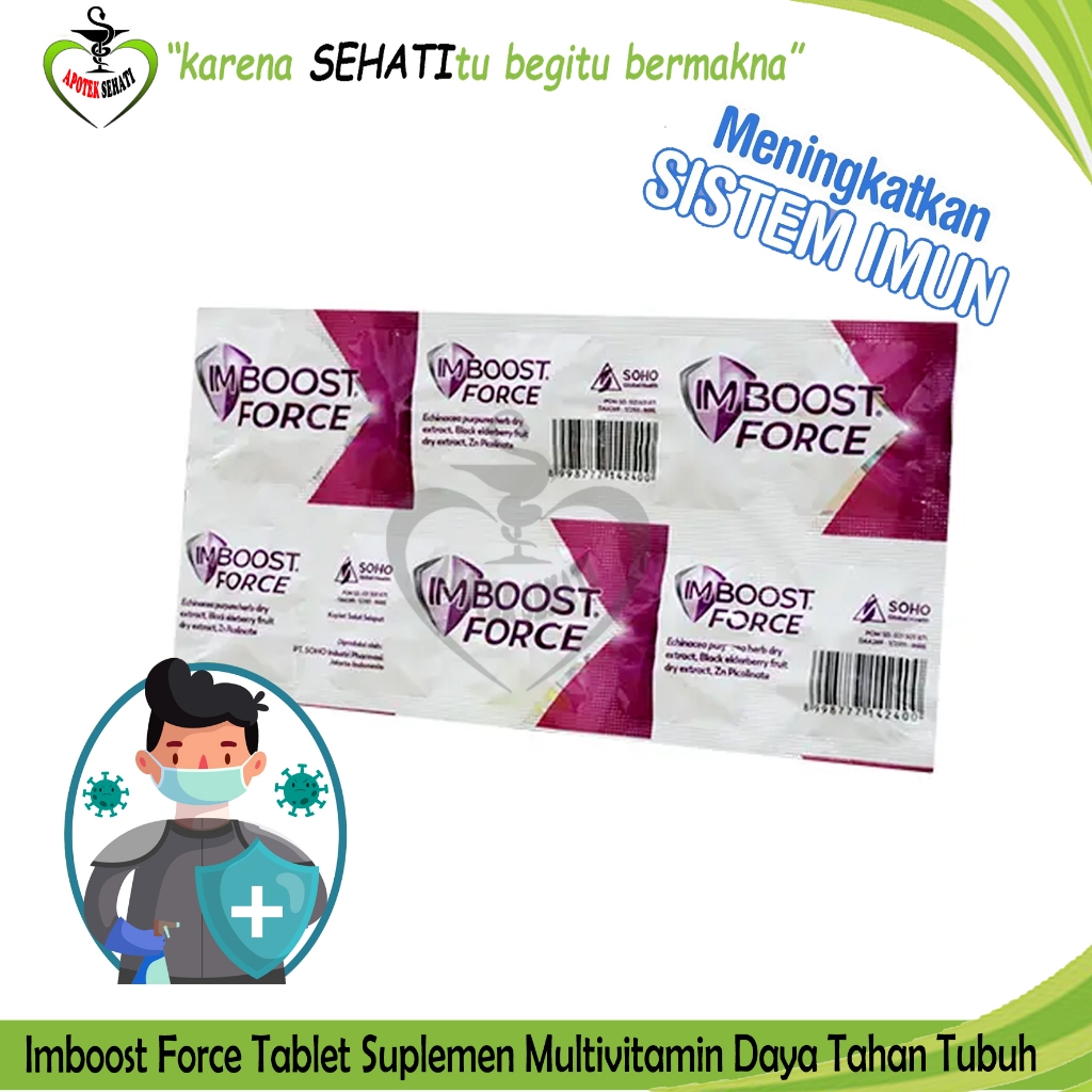 Jual IM BOOST FORCE Ultimate TAB VITAMIN 10'S Imboost Extra Strength ...