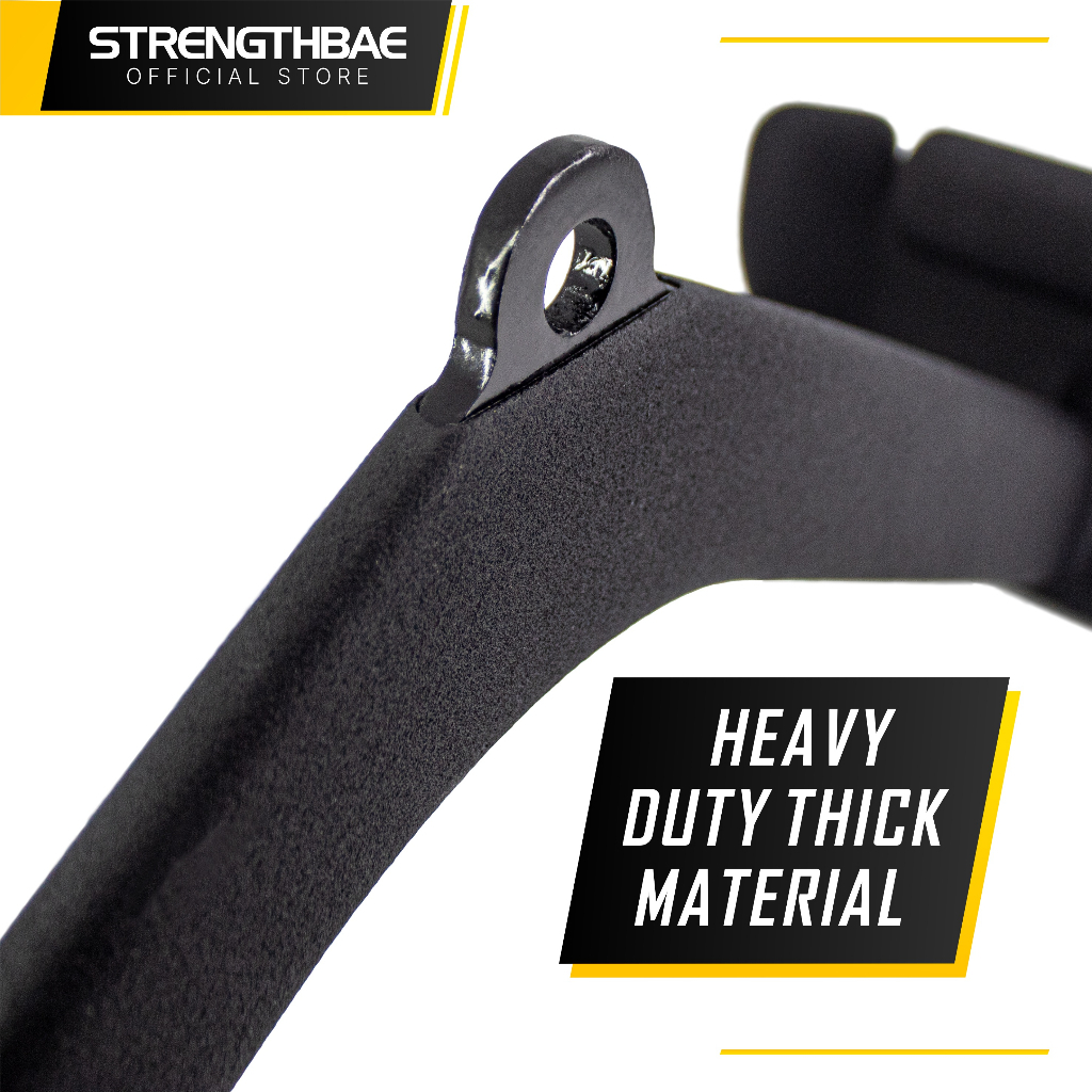 Jual Mag Grip Long Bar 46cm Cable Attachment STRENGTHBAE Lat Pulldown ...