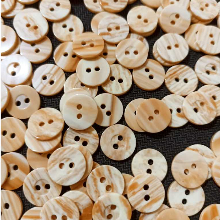 Jual Kancing Baju Motif Kayu 13mm/1,3cm/20L ISI 50 pcs | Shopee Indonesia