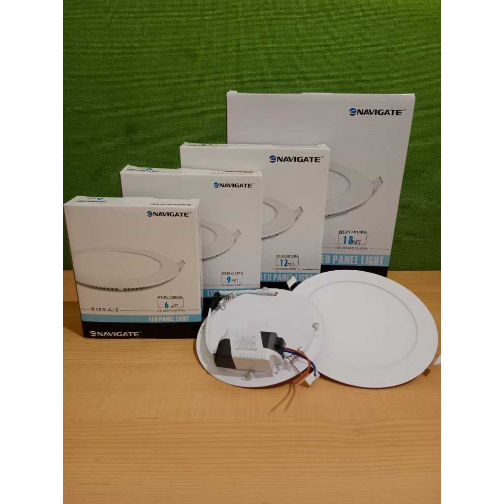 Jual LAMPU LED PANEL INBOW BULAT SLIM 9 WATT - NAVIGATE | Shopee Indonesia