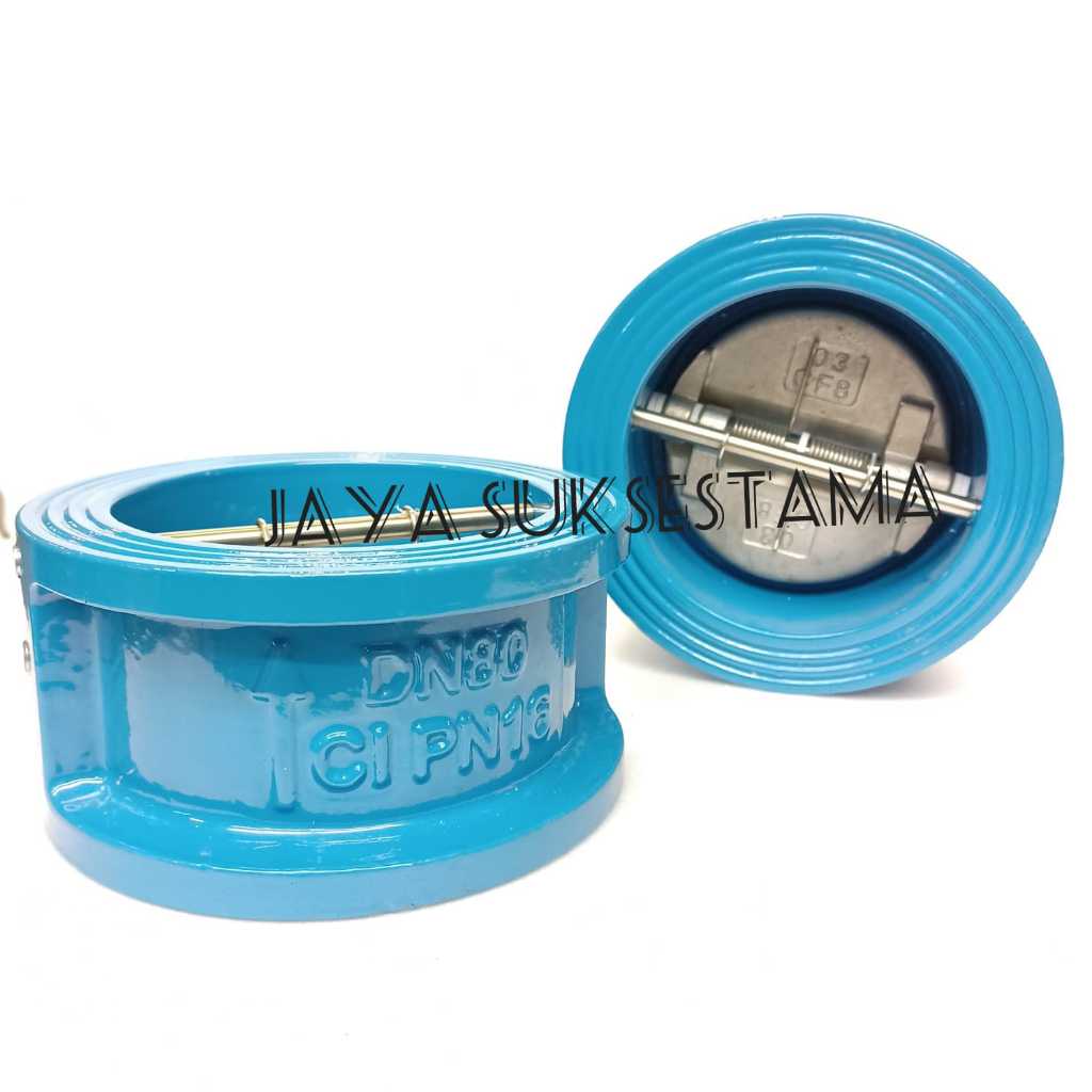 Jual Wafer Check Valve PN16 Cast Iron 3'' inch PN 16 DN80 | Shopee ...