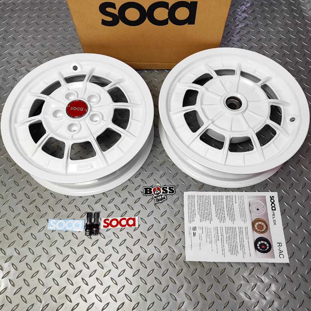 Jual Velg SOCA R-AC 12inc Front & Rear Vespa Sprint Primavera GTS S LX ...
