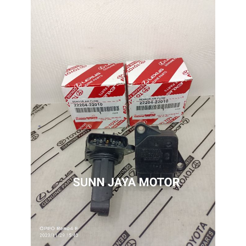 Jual SENSOR AIRFLOW VIOS YARIS FORTUNER INNOVA ALTIS CAMRY ALPHARD ASLI ...