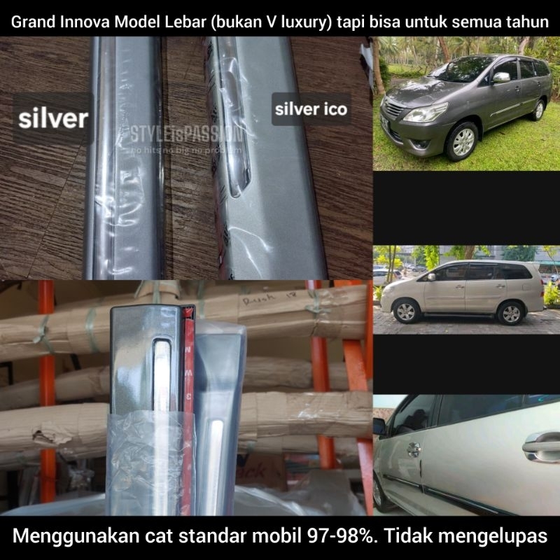 Jual List body grand innova list pintu samping Grand Innova Tipe G ...