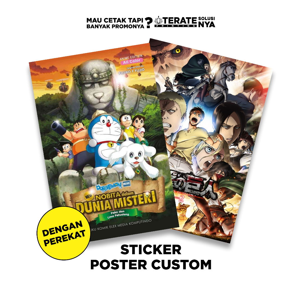 Jual Sticker Poster Custom Bebas Gambar - Poster Custom Murah - Print ...