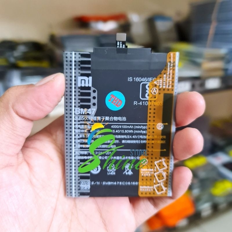Jual Baterai Batre BM47 Original HP Xiaomi Redmi 4X Battery Batrei ...
