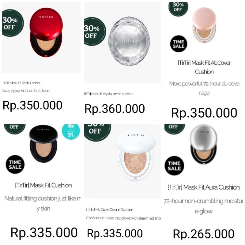 Jual OPEN PO PRE ORDER TIRTIR CUSHION TIR TIR FOUNDATION SALE TIRTIR CUSHION KOREA LANGSUNG DARI ...