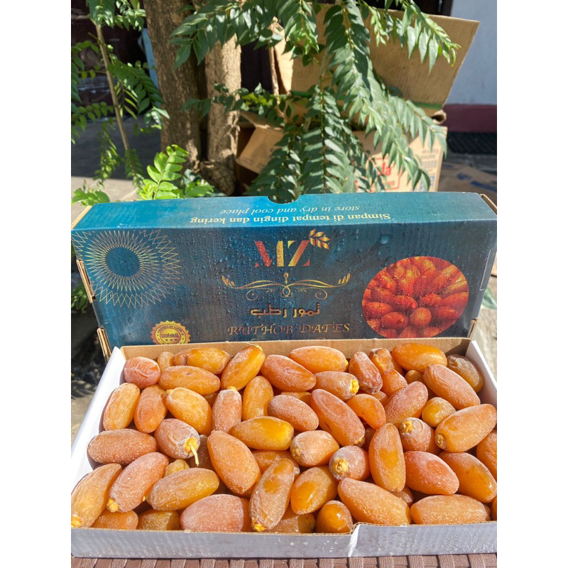 Jual Kurma Ruthob Libya 1 kg Selected Kurma Fresh Kuning | Shopee Indonesia