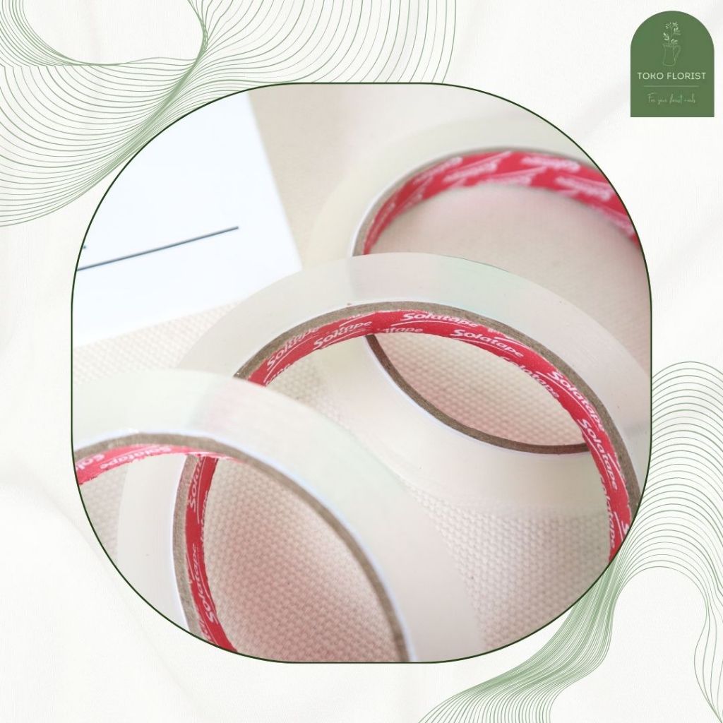 Jual ECER Isolasi tape opp - solasi Bening SOLATAPE per roll | Shopee ...