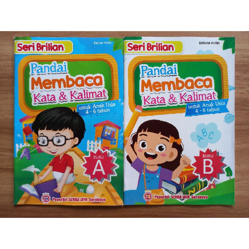 Jual Buku Pandai Membaca Kata dan Kalimat Untuk PAUD TK Full Colour ...