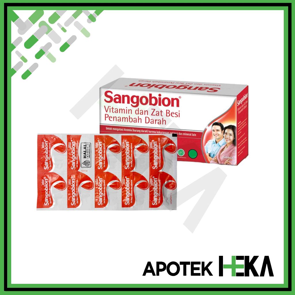 Jual Sangobion Kapsul Box isi 25x10 - Tablet Penambah Darah (SEMARANG ...
