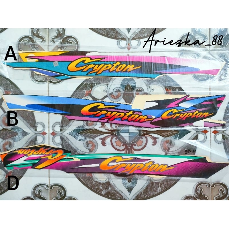 Jual Striping Yamaha Crypton Cripton 1998 | sticker bodi motor cripton ...