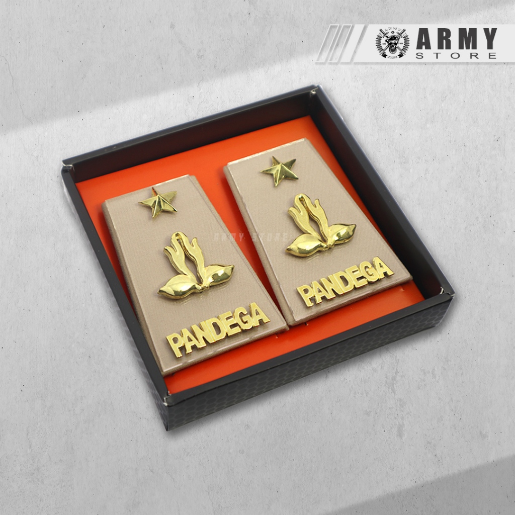 Jual Pangkat Pandega Pramuka Akrilik Logo Timbul Gold Premium | Shopee ...