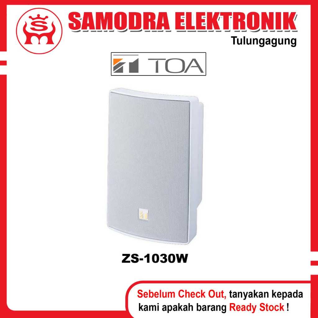 Jual Speaker Dinding | TOA ZS-1030W | 30 WATT | Speaker Ruangan | Shopee Indonesia