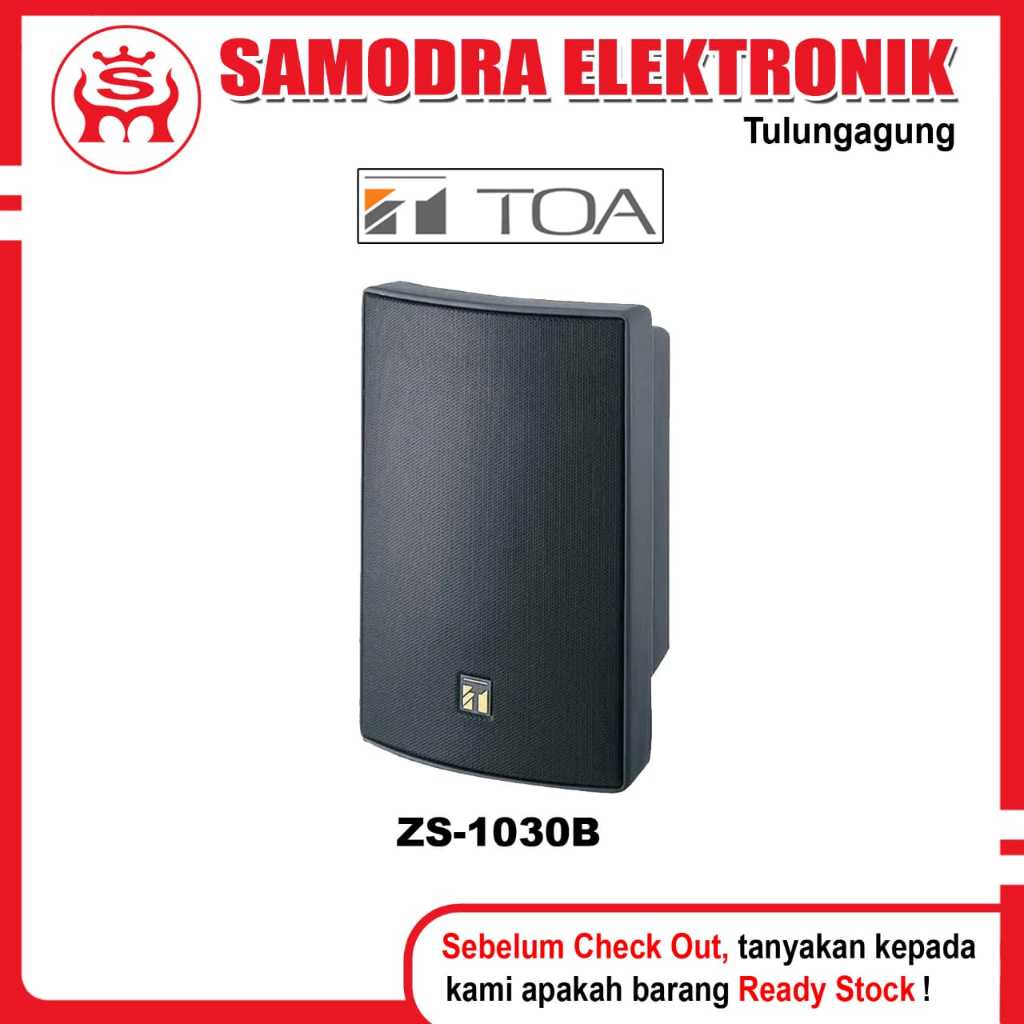 Jual Speaker TOA | ZS-1030B | Speaker Dinding | Universal Speaker Wall Speaker Hitam | Shopee ...