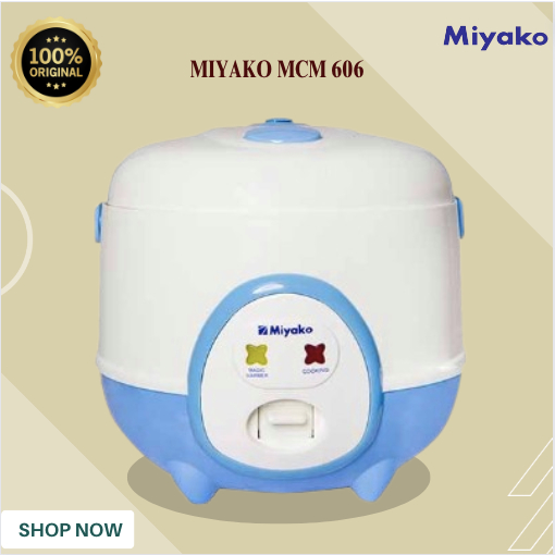 Jual RICE COOKER MIYAKO MCM 606/MCM-606 /MCM 606 /MCM606 / MIYAKO MAGIC ...