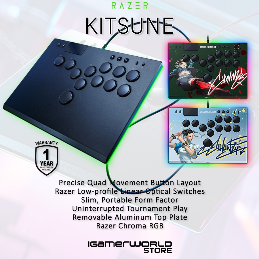 Jual Razer Kitsune All-Button Optical Arcade Gaming Controller | Shopee ...