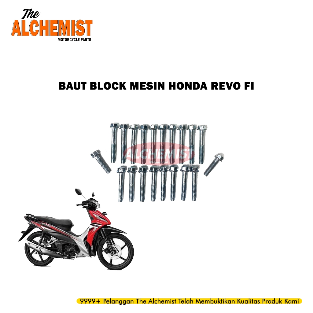 Jual Baut Block Mesin Revo FI / Baud Bak Mesin Kanan Kiri Honda Revo FI 1Set / Baut Baud Block ...